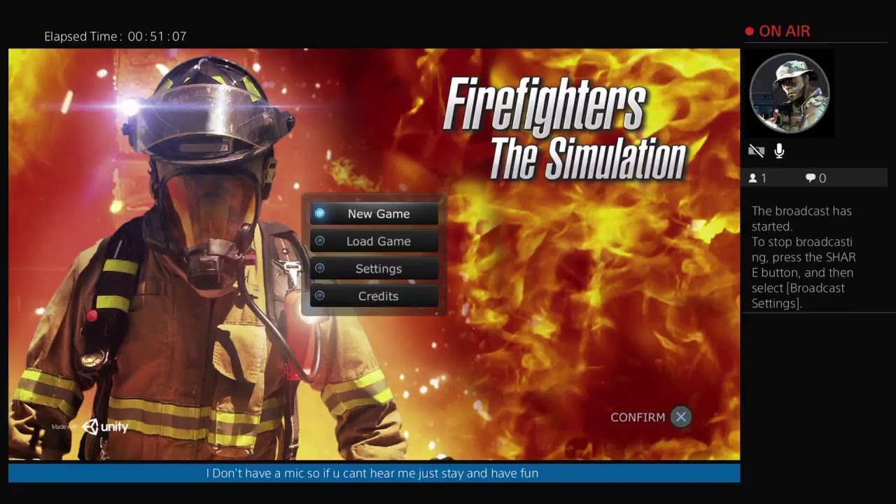 Firefighters the simulation on ps4 (Live stream) - YouTube