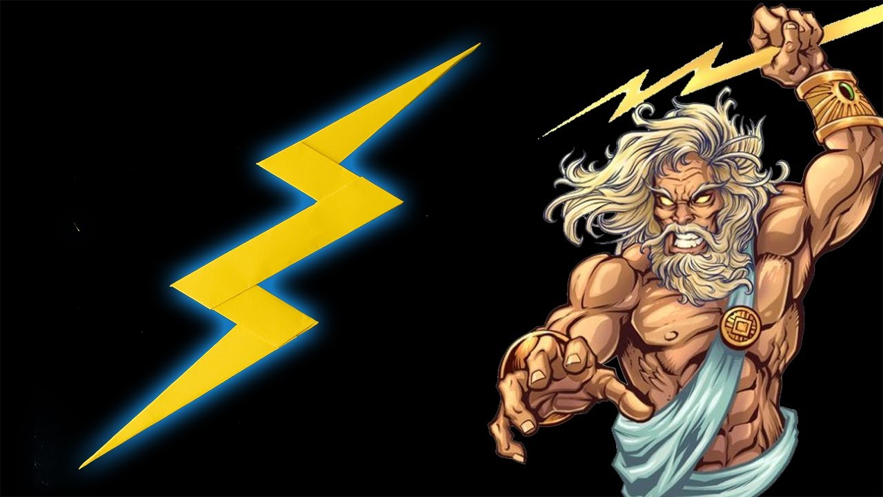 Rayo de Zeus || Cómo hacer un rayo de papel - YouTube