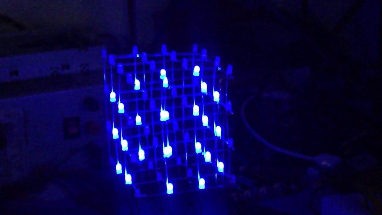 Raspberry Pi 4x4x4 Led Cube Youtube