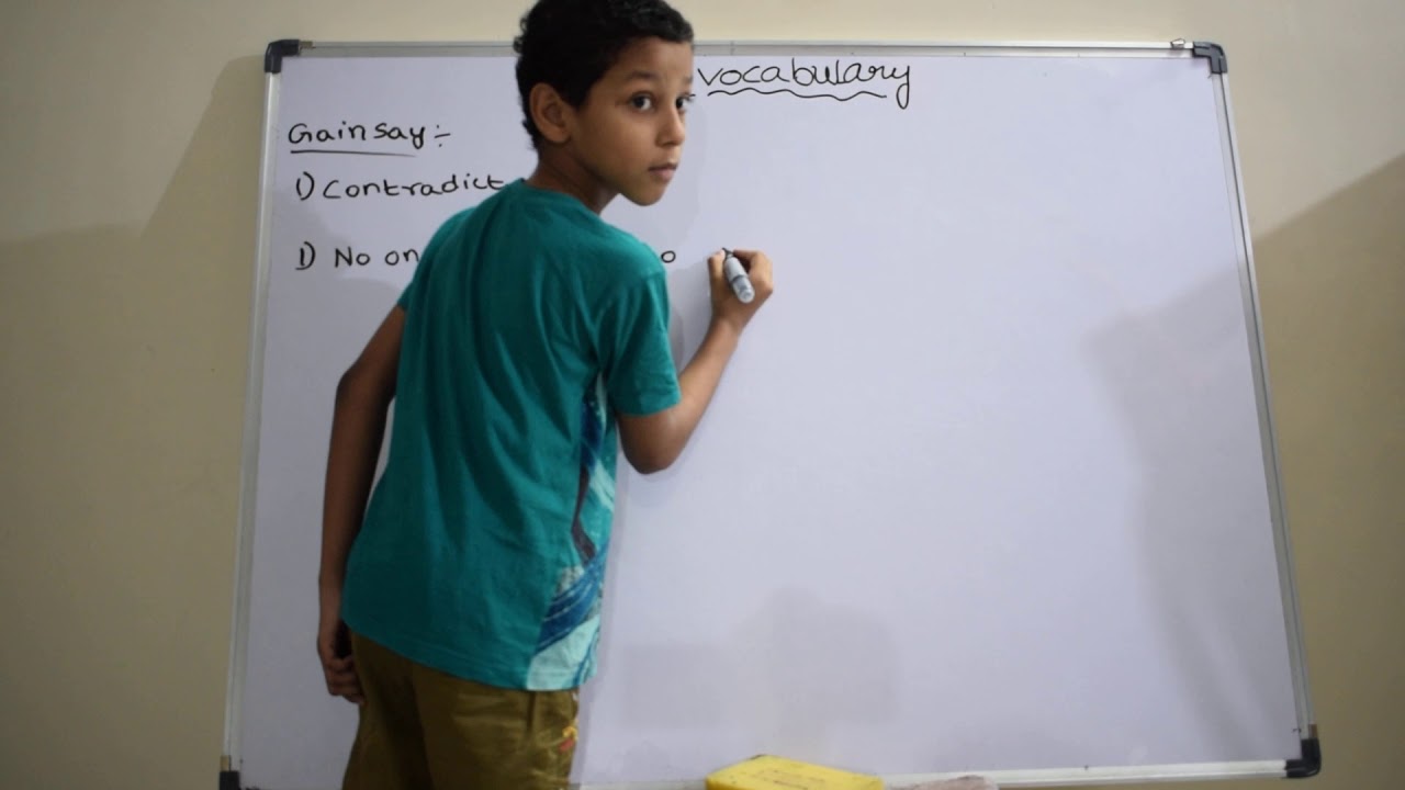 Gainsay | IELTS words | English Vocabulary - YouTube