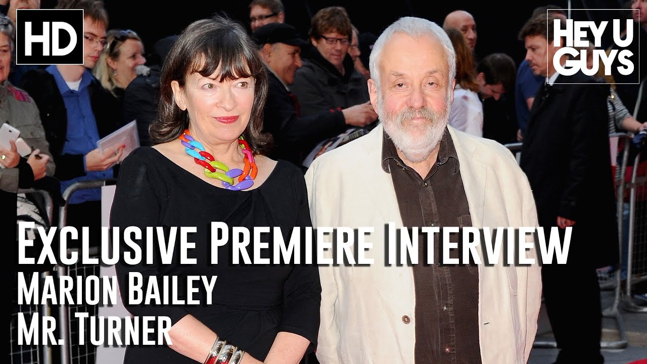Marion Bailey Interview - Mr. Turner Premiere - YouTube