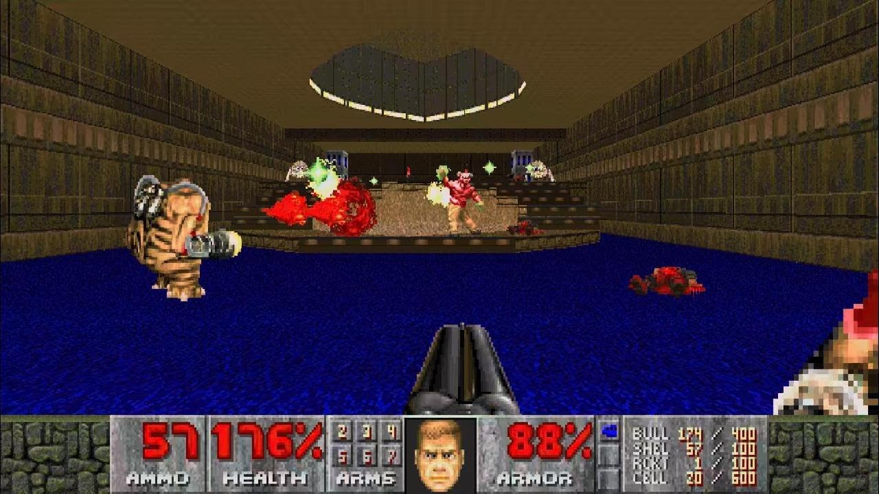 DOOM 2 - TNT Evilution (Map 12 - Crater): UV-Fast 100% (PS5 Gameplay ...