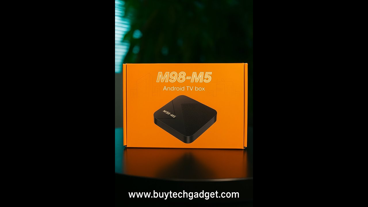 M98-M5 Android TV Box | 4K UHD Smart Streaming Device #hometheater # ...