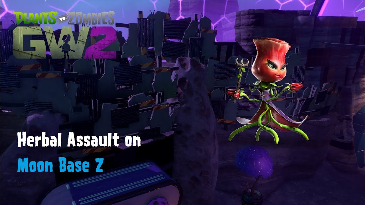 PvZ GW2 Herbal Assault on Moon Base Z with Rose #3 - YouTube