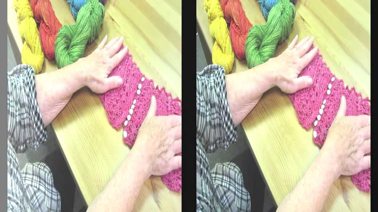 Knitting with Silk yarn - YouTube