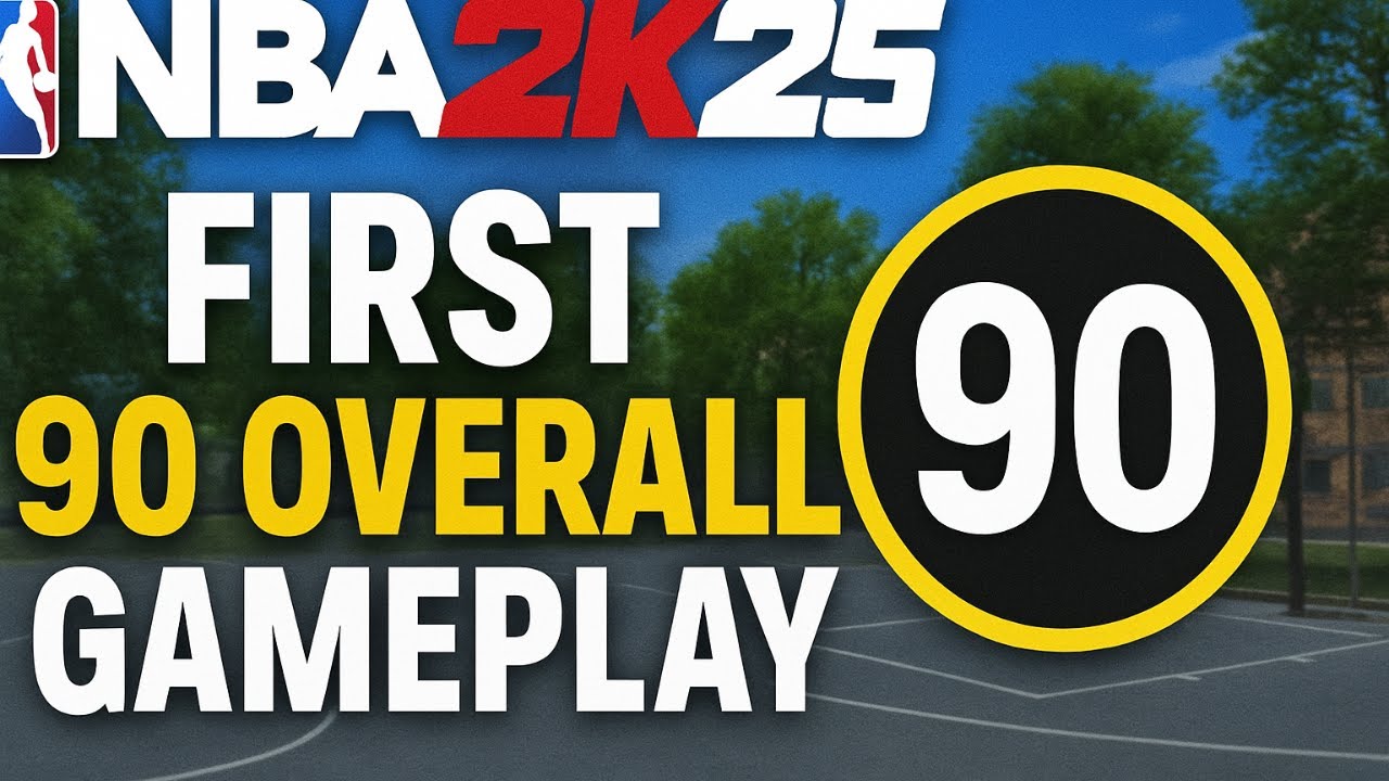 NBA 2K25: First 90 Overall Build Gameplay 🔥 MyPlayer - YouTube