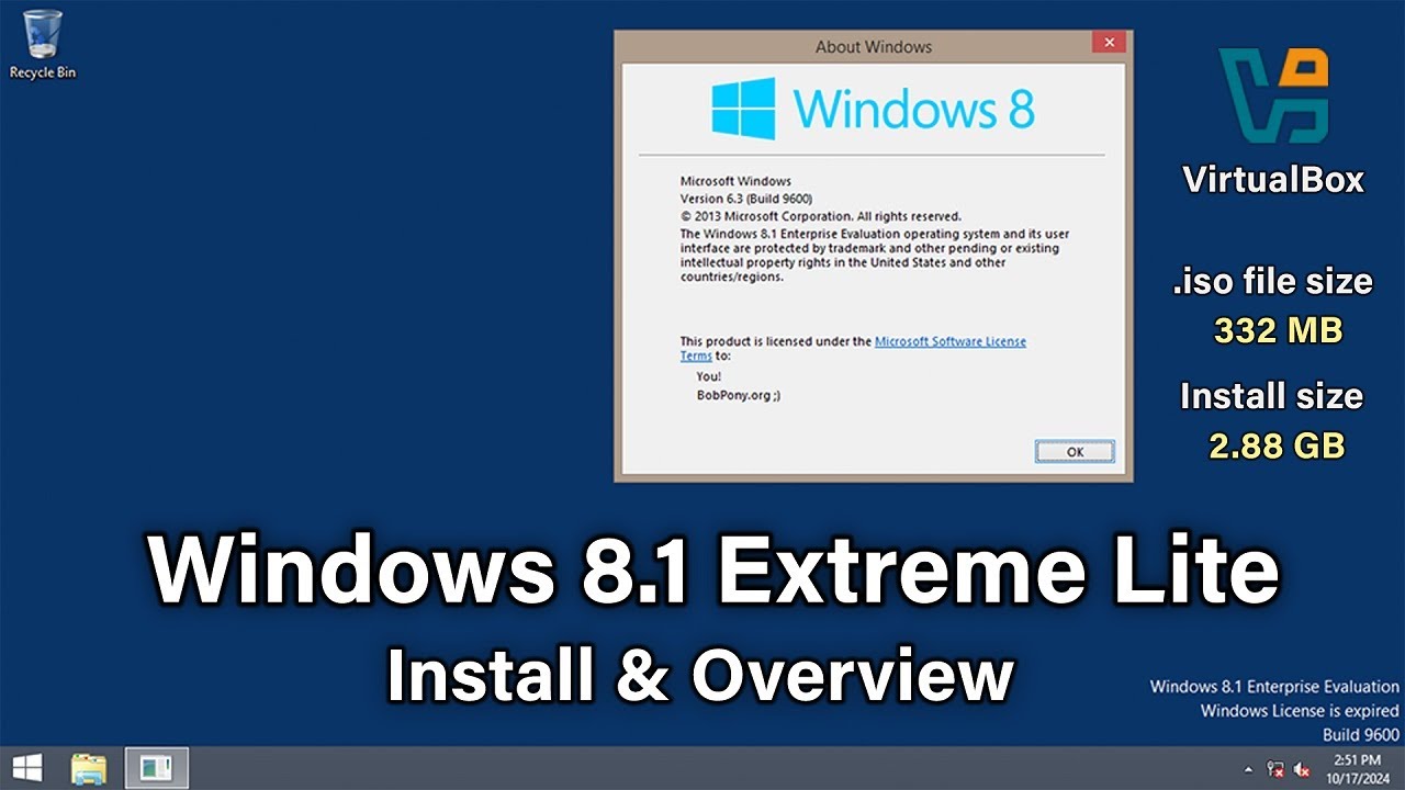 Windows 8.1 Extreme Lite - The Ultimate Lightweight Windows 8 - YouTube