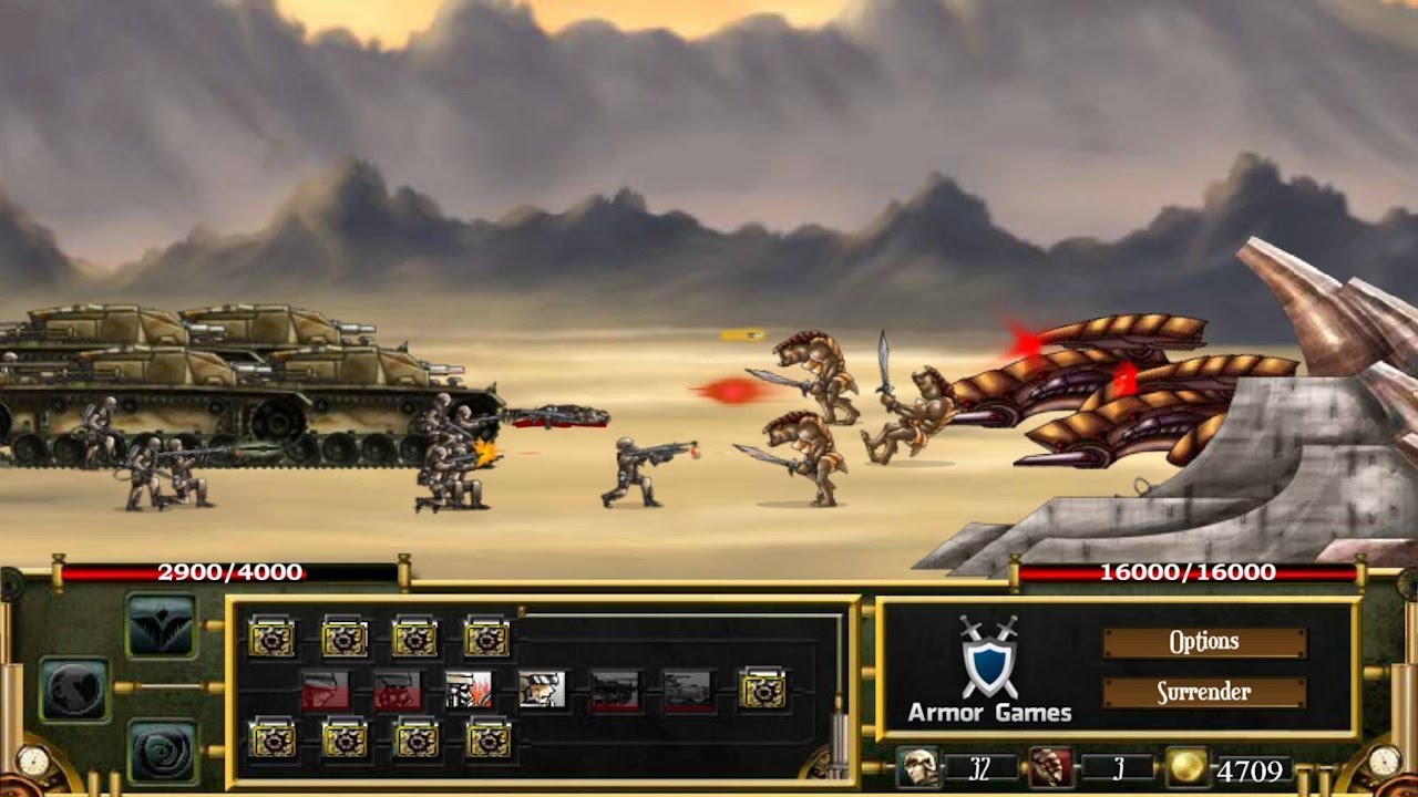 Humaliens Battle Flash Game - Both Campaigns - YouTube