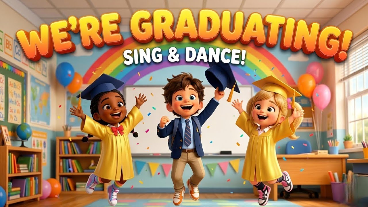 🎓 Graduation Song 2026! Hey Hey We're Graduating | Preschool ...