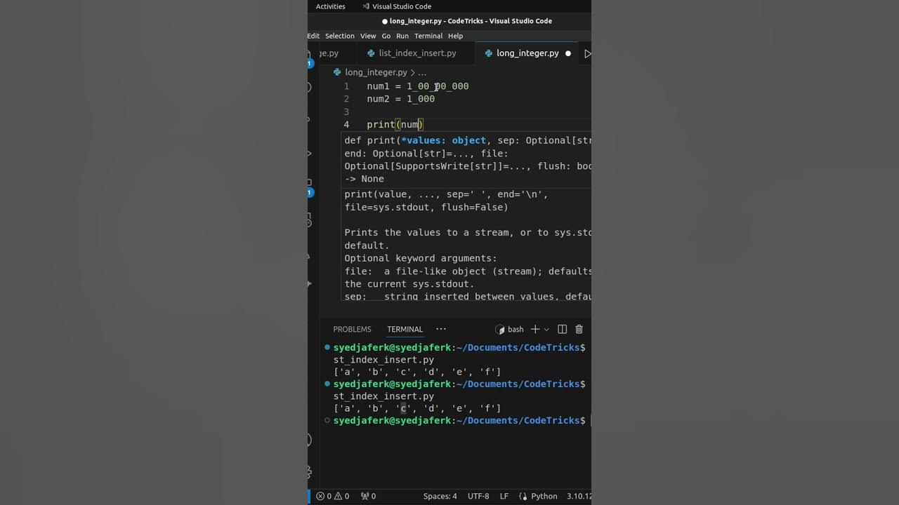 How to format long numbers in python in Tamil #python #programming #tamilcommunity #tamiltech ...