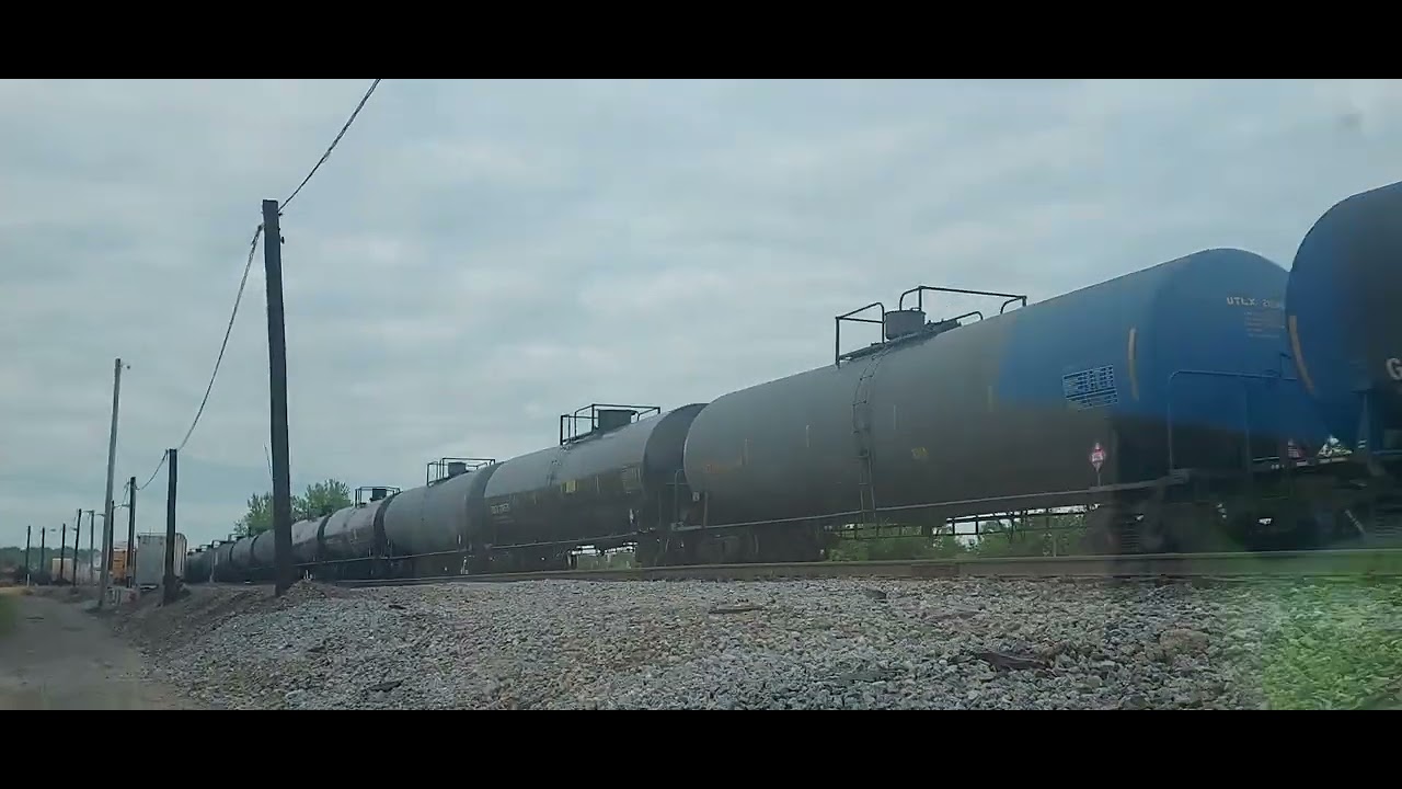 Northbound CSX ethanol train on track one - YouTube