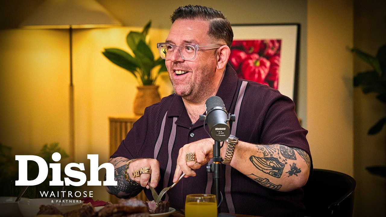 Nick Frost challenges Angela Hartnett to a chop off! | Dish Podcast ...