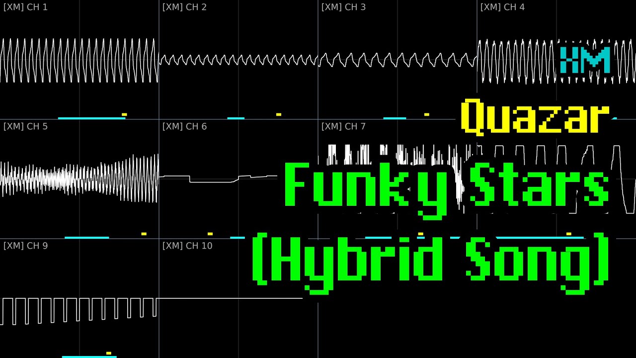 Quazar - "Funky Stars / Hybrid Song" (XM, 1996) [Oscilloscope ...
