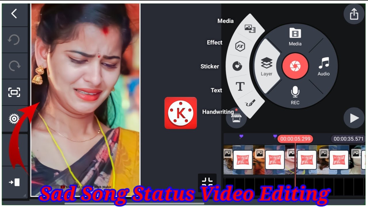 Kinemaster Video Editing New Tutorial ll Full screen whatsapp status editing ll Editing Video ll ...