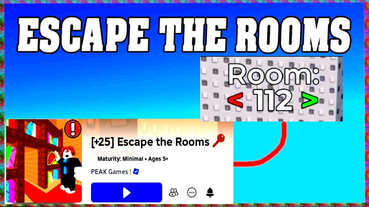 ROOM 112 ESCAPE THE ROOMS Roblox Walkthrough [Full Guide English] - YouTube
