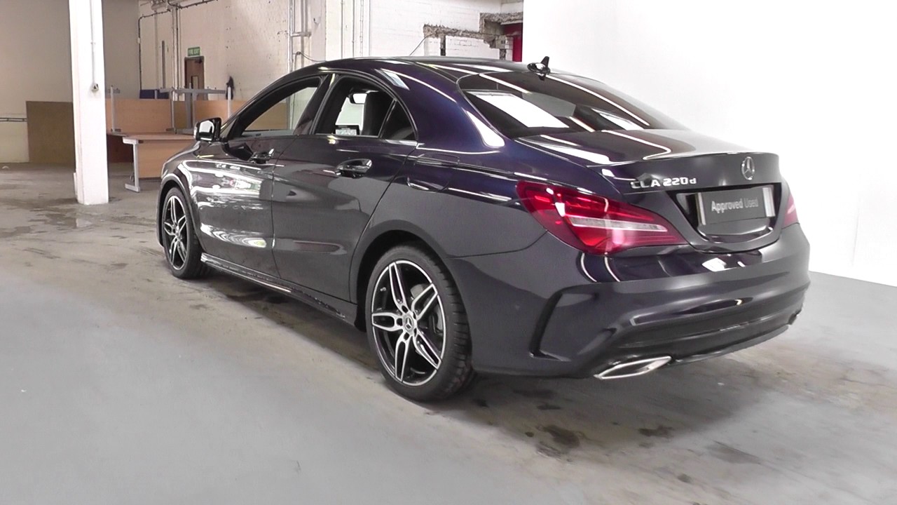 Mercedes-Benz CLA CLASS CLA 220d AMG Line 4dr Tip Auto U27796 - YouTube
