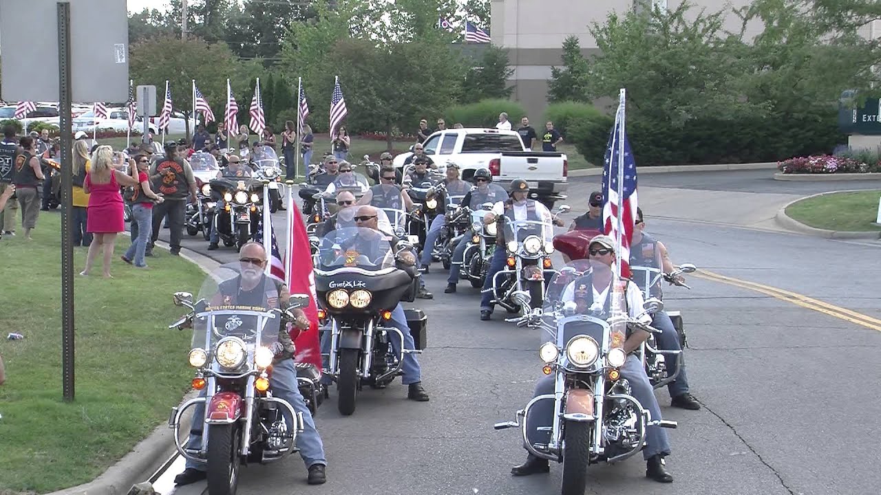 Two Wheel Thunder TV films the Leathernecks Nation MC Staging for the ...