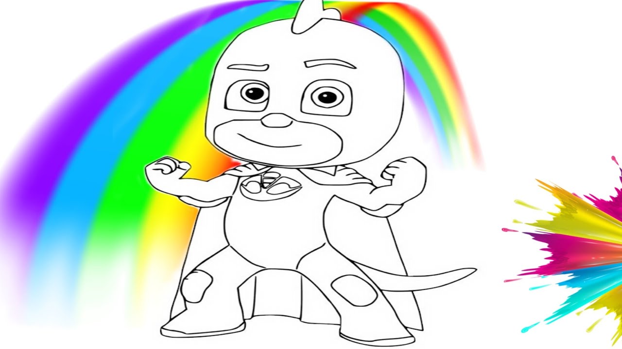 Super Pigiamini da colorare di cartone PJ Masks | Lucertola | DIY con ...