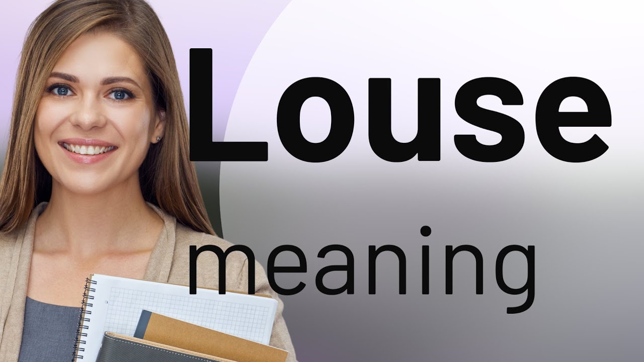Louse — what is LOUSE definition - YouTube