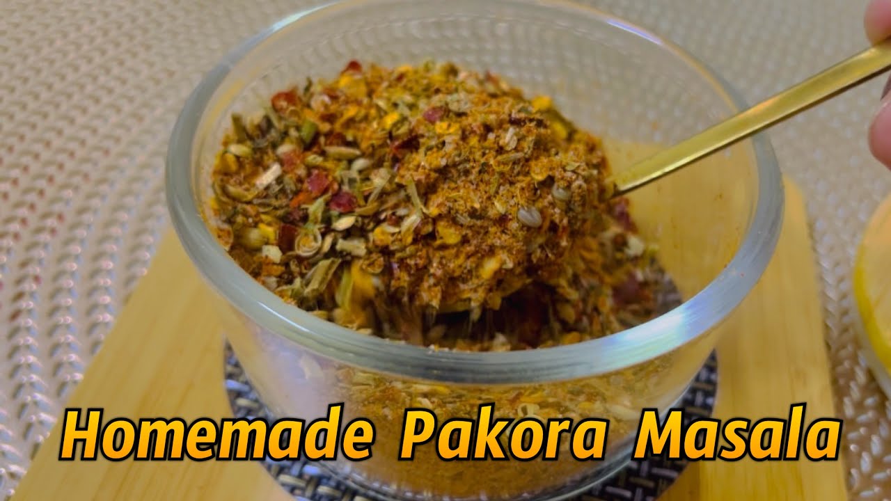 Homemade Pakora Masala Recipe | Ramazan Special Masala | Pakora Mix ...