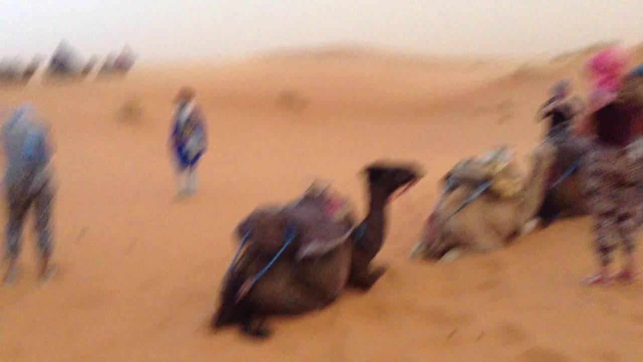 Sandstorm in Sahara Desert (Morocco) - YouTube