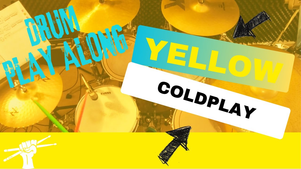 Yellow by Coldplay Level 1 Drums - YouTube