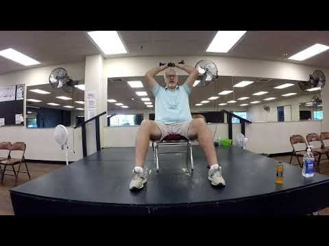 Crump Senior Center Hand Weights in the Chair - YouTube