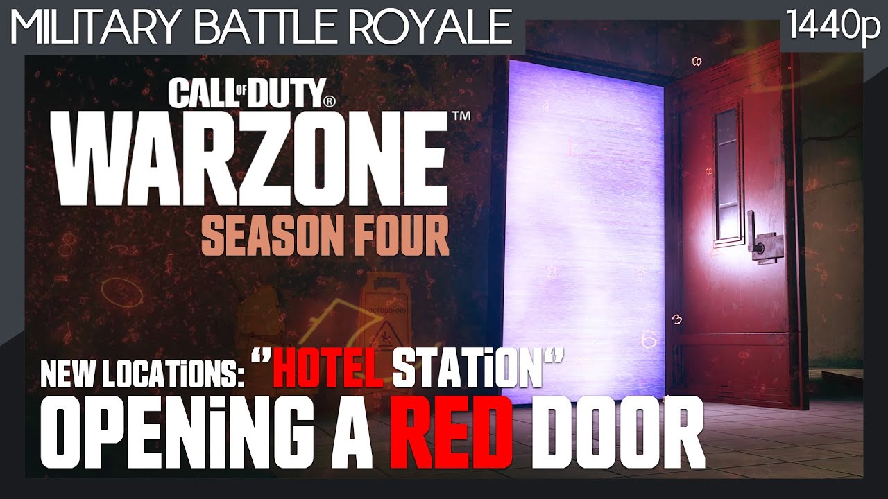 COD: Warzone (2021) RED Door to HOTEL Station (No commentary) 1440p ...