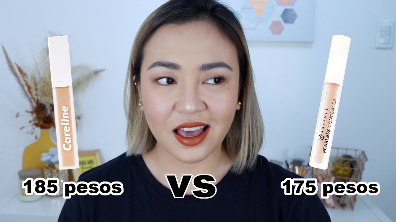 CARELINE VS EB ADVANCE CONCEALER!!! ALIN ANG MAS OK?! - YouTube