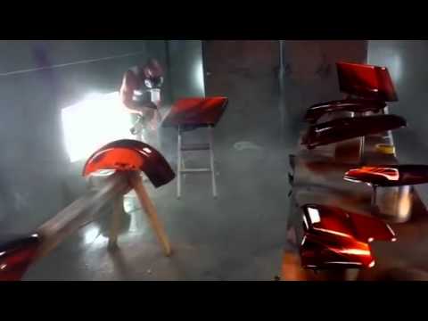Sublime Custom Harley Custom Candy Paint Job - YouTube