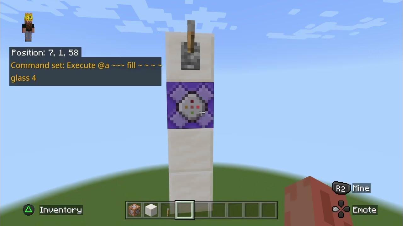 Minecraft Bedrock Command block execute - YouTube