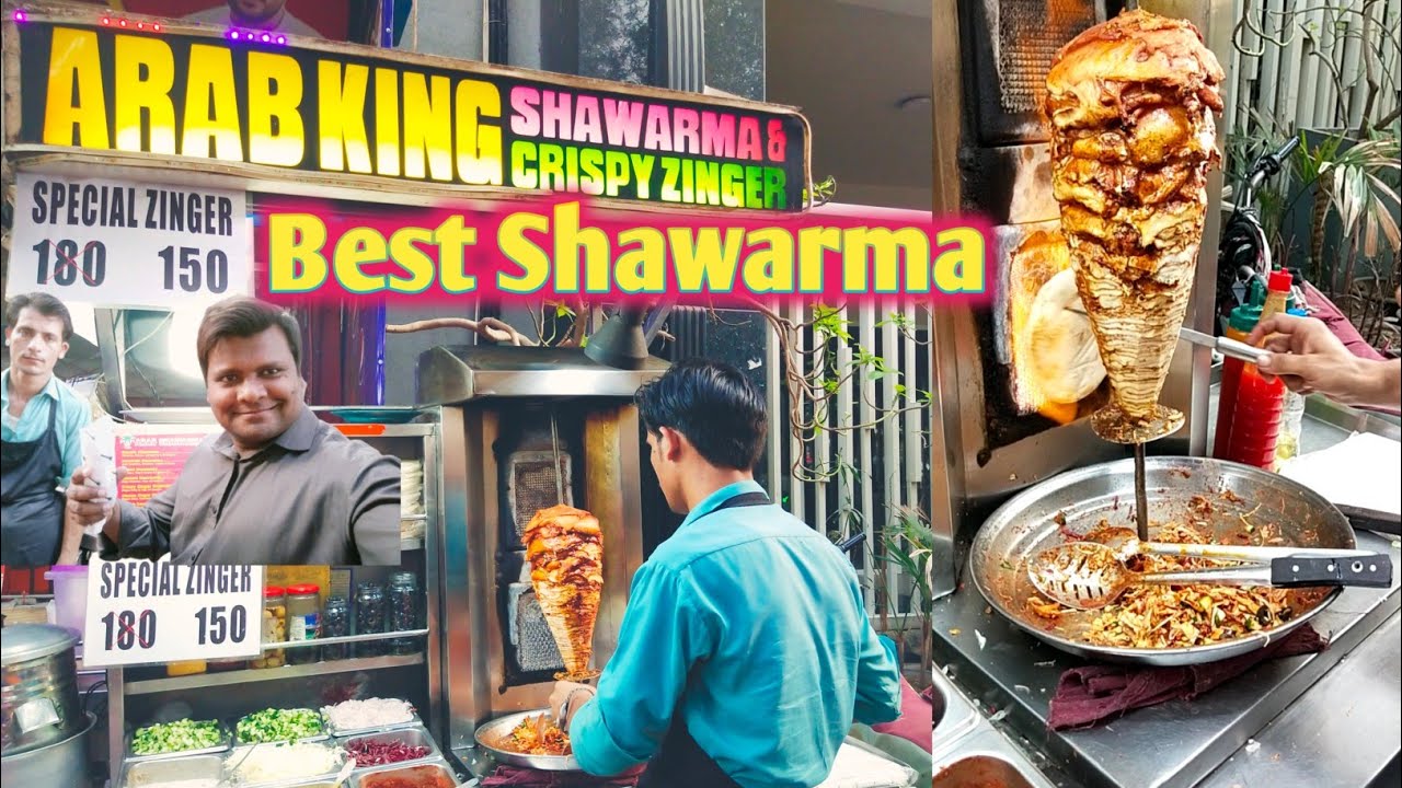 Arab King Shawarma |Crispy Zinger cheapest and best in taste | street ...