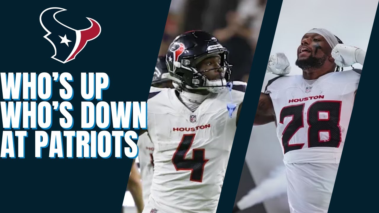 Who's Playing for the Texans vs. Patriots? Is a Big Return Coming ...