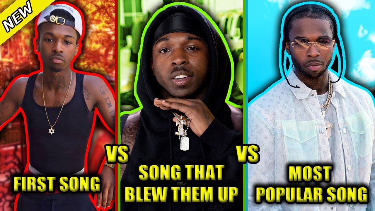 RAPPERS FIRST SONG VS SONG THAT BLEW THEM UP VS MOST POPULAR SONG 2020 ...
