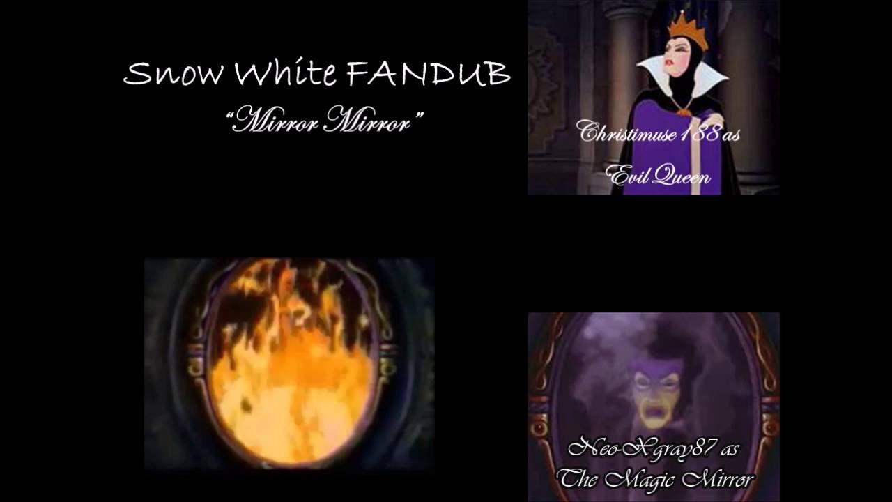 Snow White FANDUB: "The Evil Queen and the Magic Mirror Scenes ...