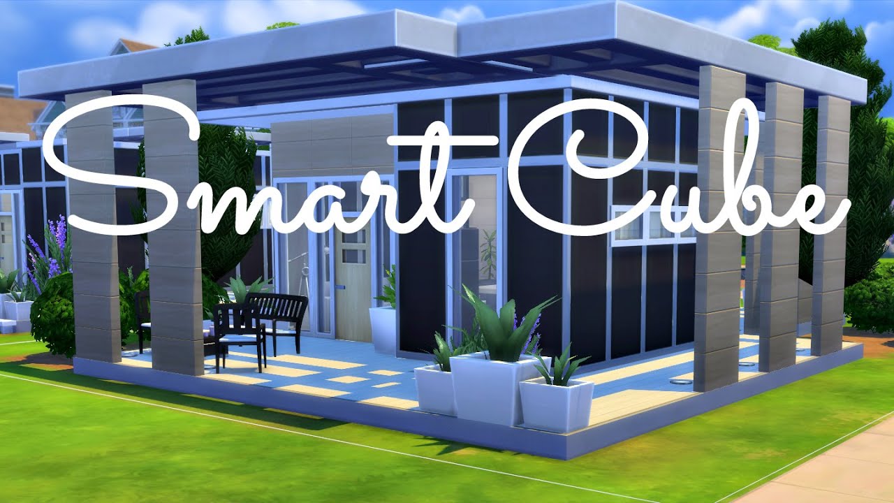 Sims 4 | House Build: Smart Cube Starter - YouTube