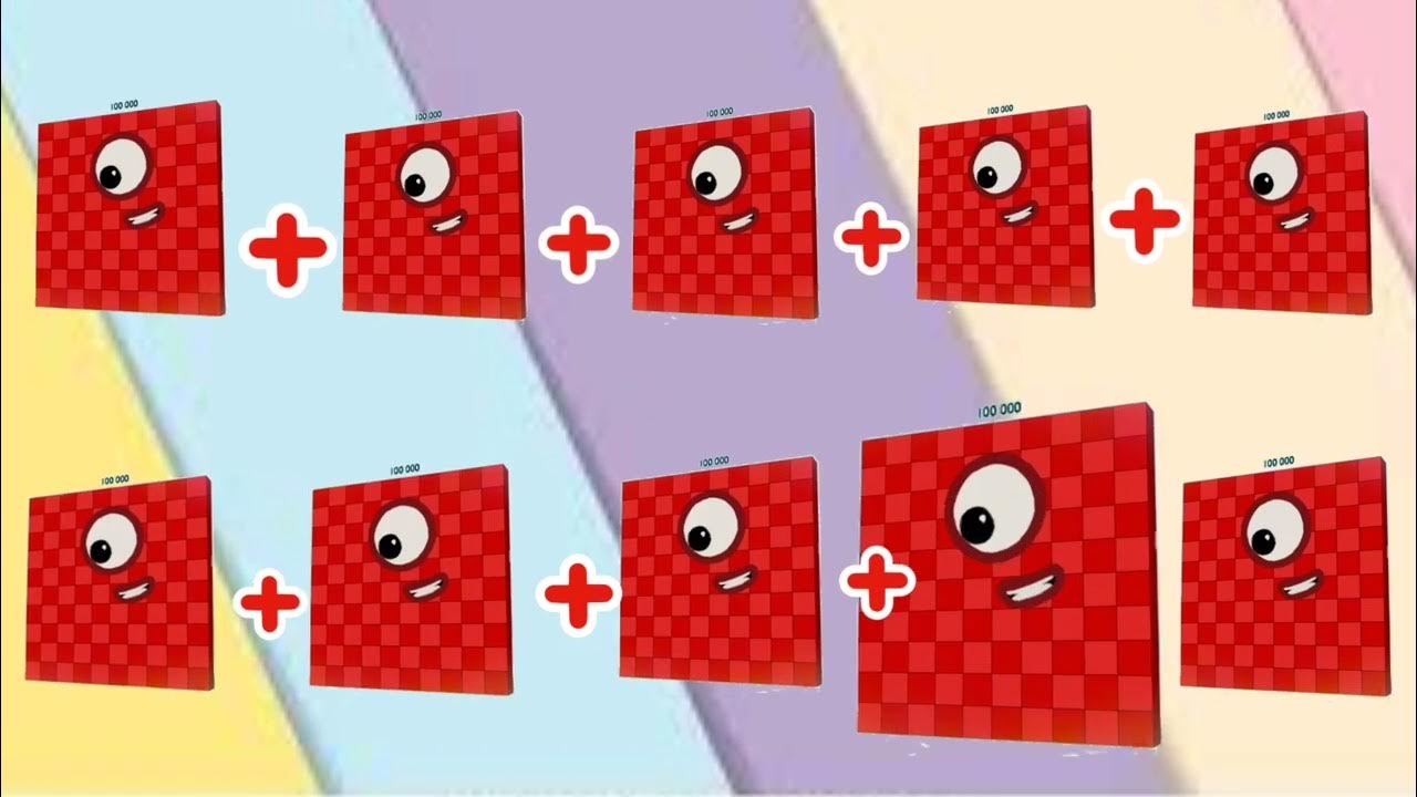 NUMBERBLOCKS ADDING UP TO 10 GIANT NUMBERS | ADDITION OF BIG NUMBERS |LEARN TO COUNT | learning ...