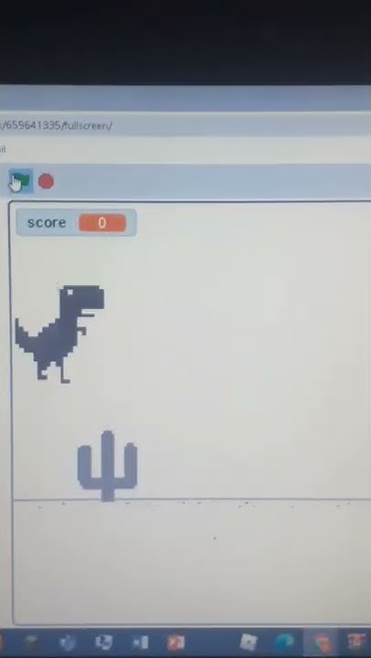 Google Chrome Dinosaur Game in Scratch! #google #scratch - YouTube