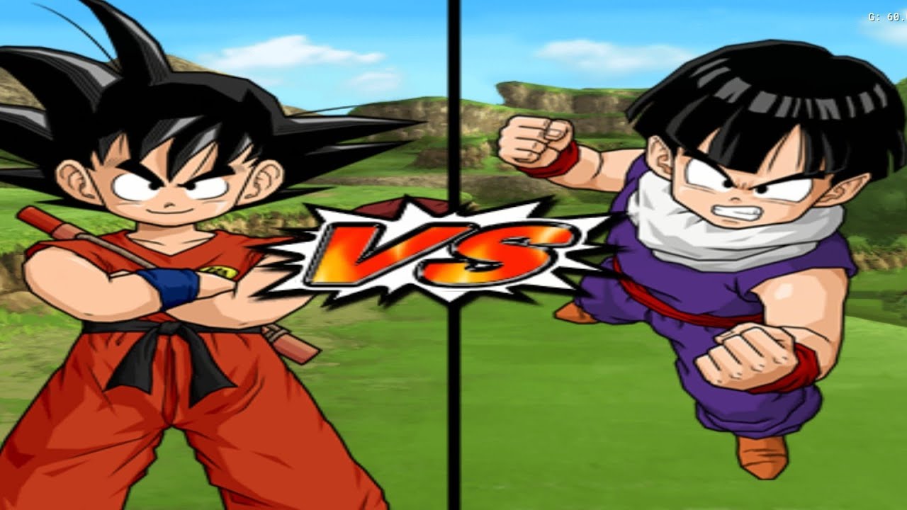 Kid Goku VS Kid Gohan - Dragon Ball Z Budokai Tenkaichi 3 - YouTube
