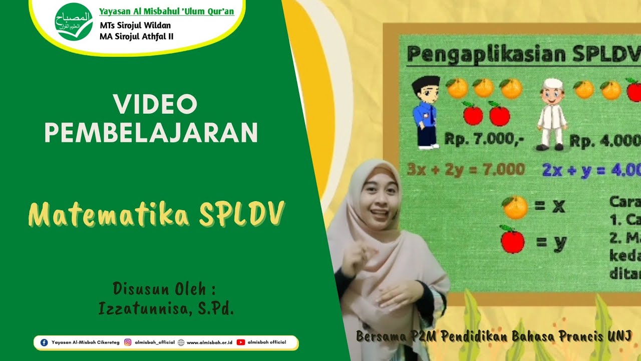 Video Pembelajaran || Matematika SPLDV Kelas 10 - YouTube