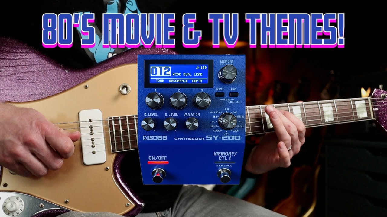 80s Movie and TV Theme Tunes! | BOSS Synthesizer SY-200 Demo - YouTube