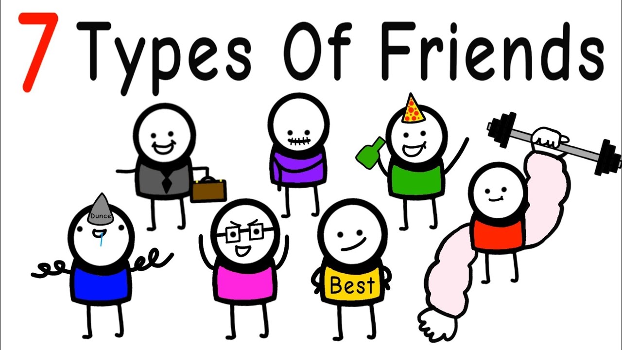 The 7 Types Of Friends - YouTube