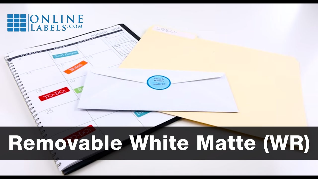 Removable Labels - See Features and Uses - YouTube