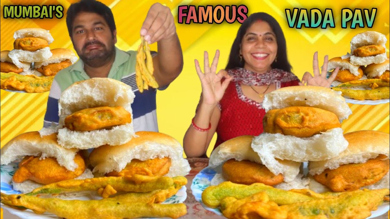 MUMBAI'S FAMOUS STREET FOOD VADA PAV EATING CHALLENGE | VADA PAV ...