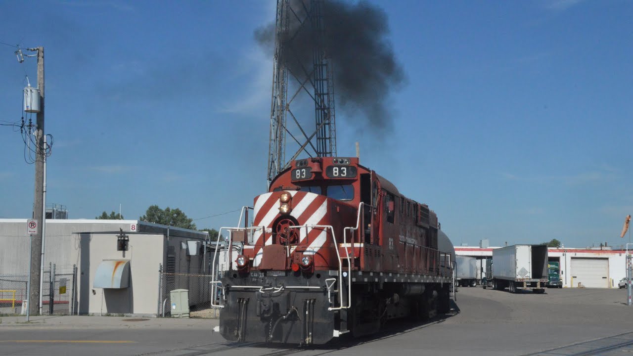 MNNR 83 Alco RS18 goes on the Hennepin Job - YouTube
