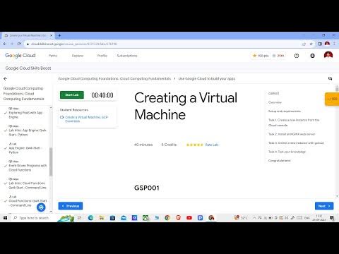 Creating a Virtual Machine || Lab Solution | Step By Step Solution || GDSC 2023 - YouTube