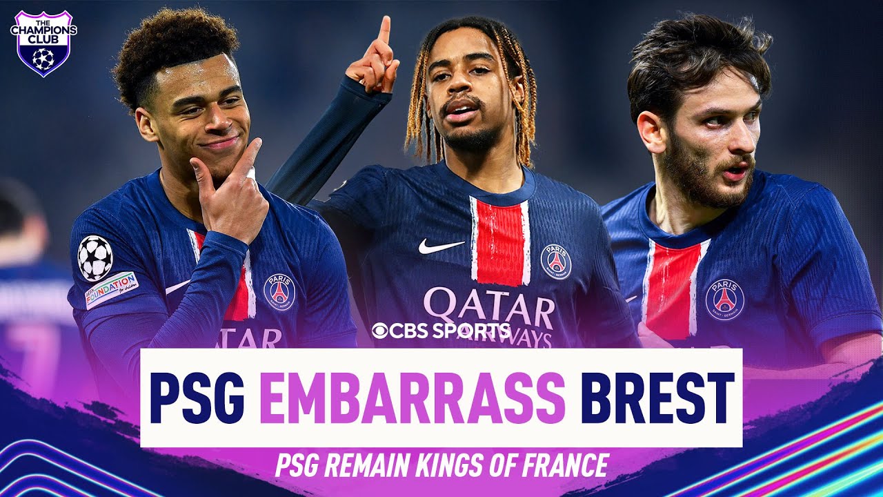 Au revoir! PSG score TEN GOALS over two matches in UCL vs. French rival ...