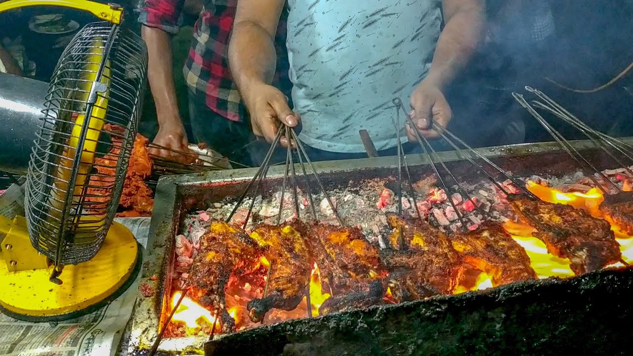 Spicy Chicken Kabab/ Spicy Mutton Kebab/ Spicy Beef Kabab/ Luchi ...