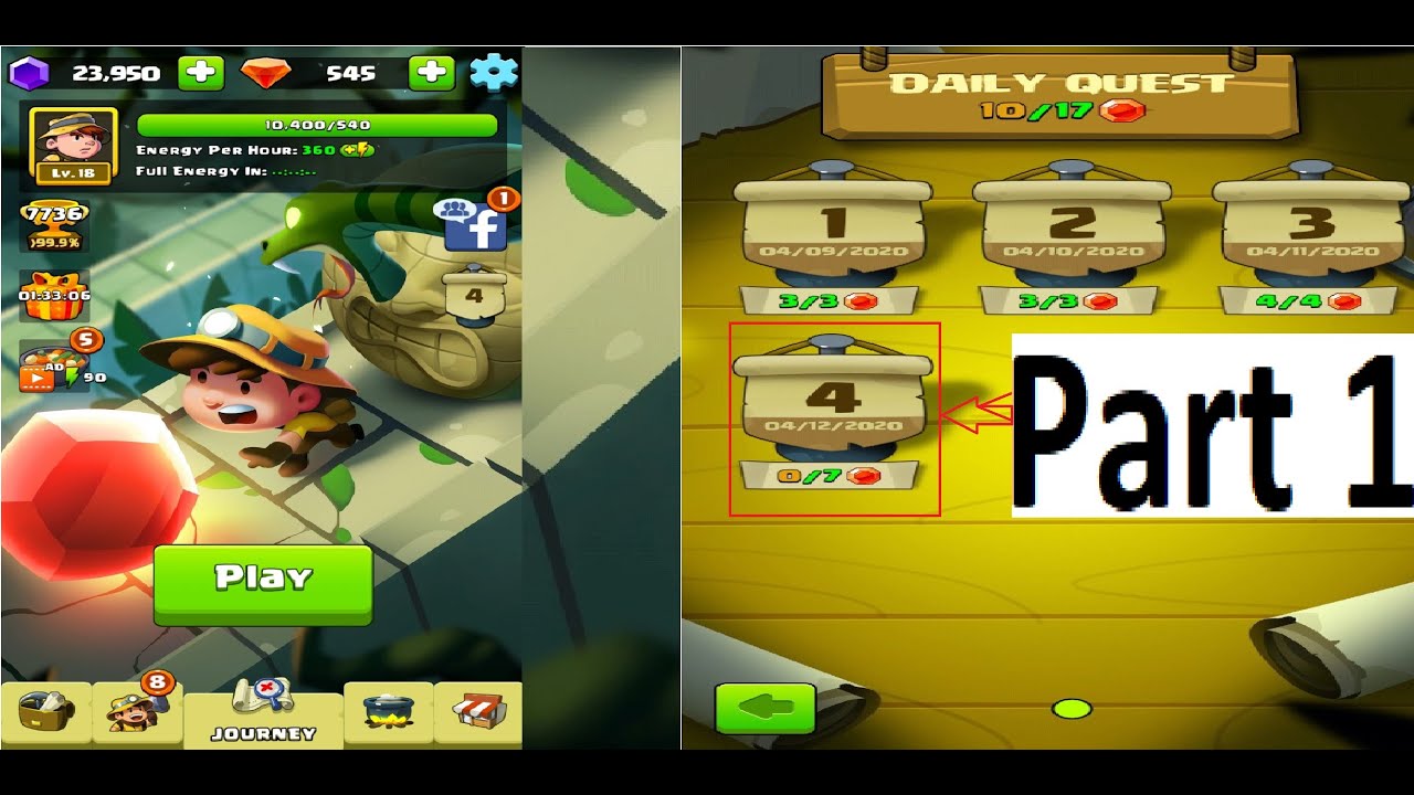 Daily Quest Stage 4 Part 1 : Diamond Quest - YouTube