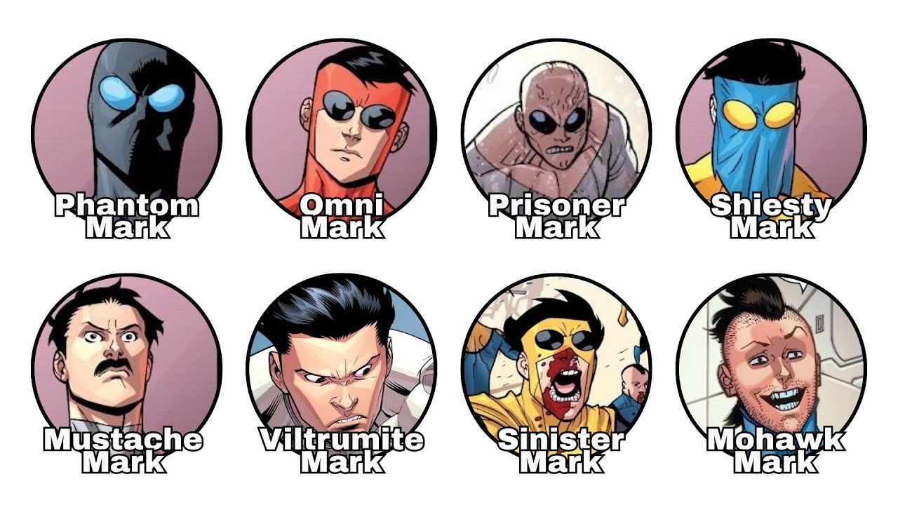 SEMUA Varian Mark Di Invincible War Dijelasin Dalam 16 Menit! | Semua ...